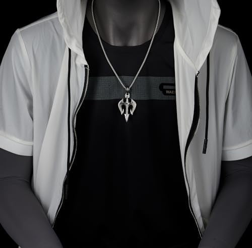 COOLSTEELANDBEYOND Neptune Trident Poseidon Protection Pendant ...